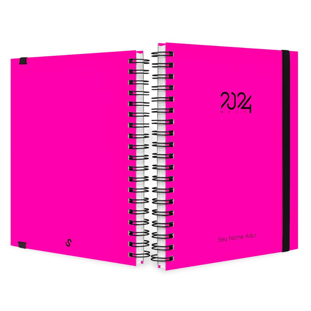 Agenda 2024 Plus Planner Semanal Personalizada Spot Neon | Shopee Brasil