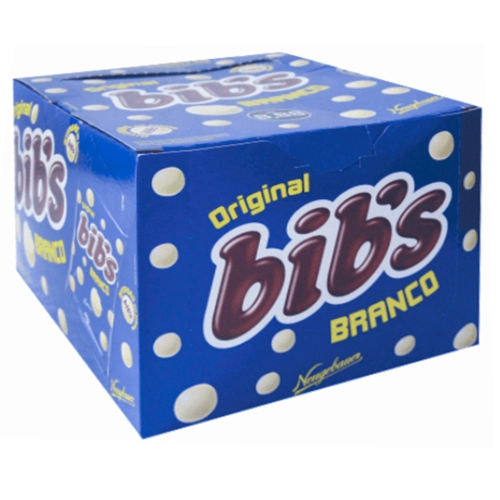 Bibs Branco Display com 18 unidade de 40g | Shopee Brasil