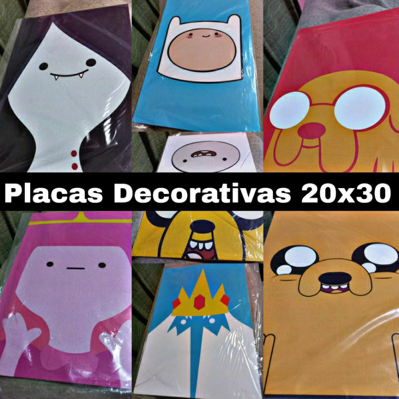 Placas Decorativas Hora de Aventura 20x30 MDF - Cartoon Network ...