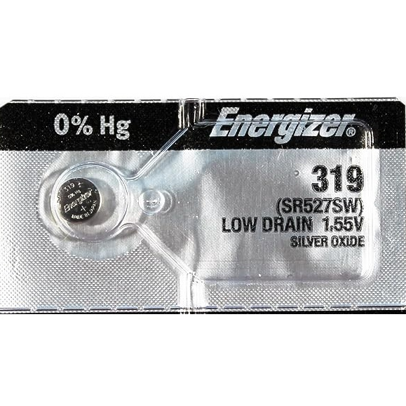 Pilha Bateria Relógio 319 SR527SW Energizer Original | Shopee Brasil