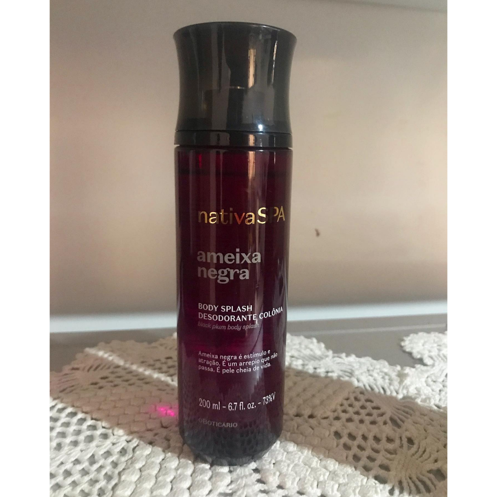 Colônia Body Splash Nativa SPA Ameixa Negra 200ml - O Boticario ...