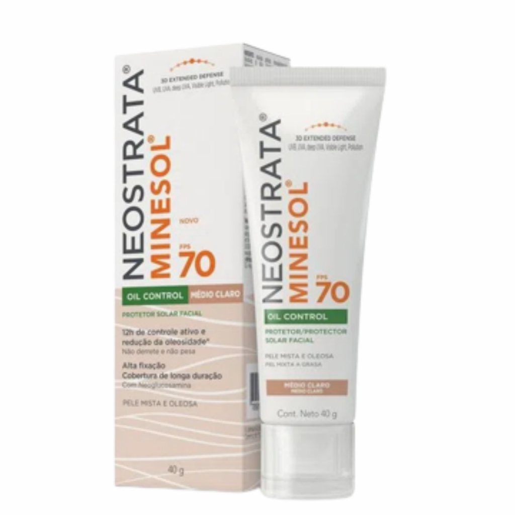 Neostrata Minesol FPS 70 - Médio Claro - 40g | Shopee Brasil