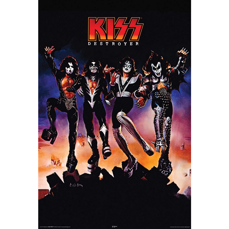 Poster: Kiss - Destroyer | Shopee Brasil