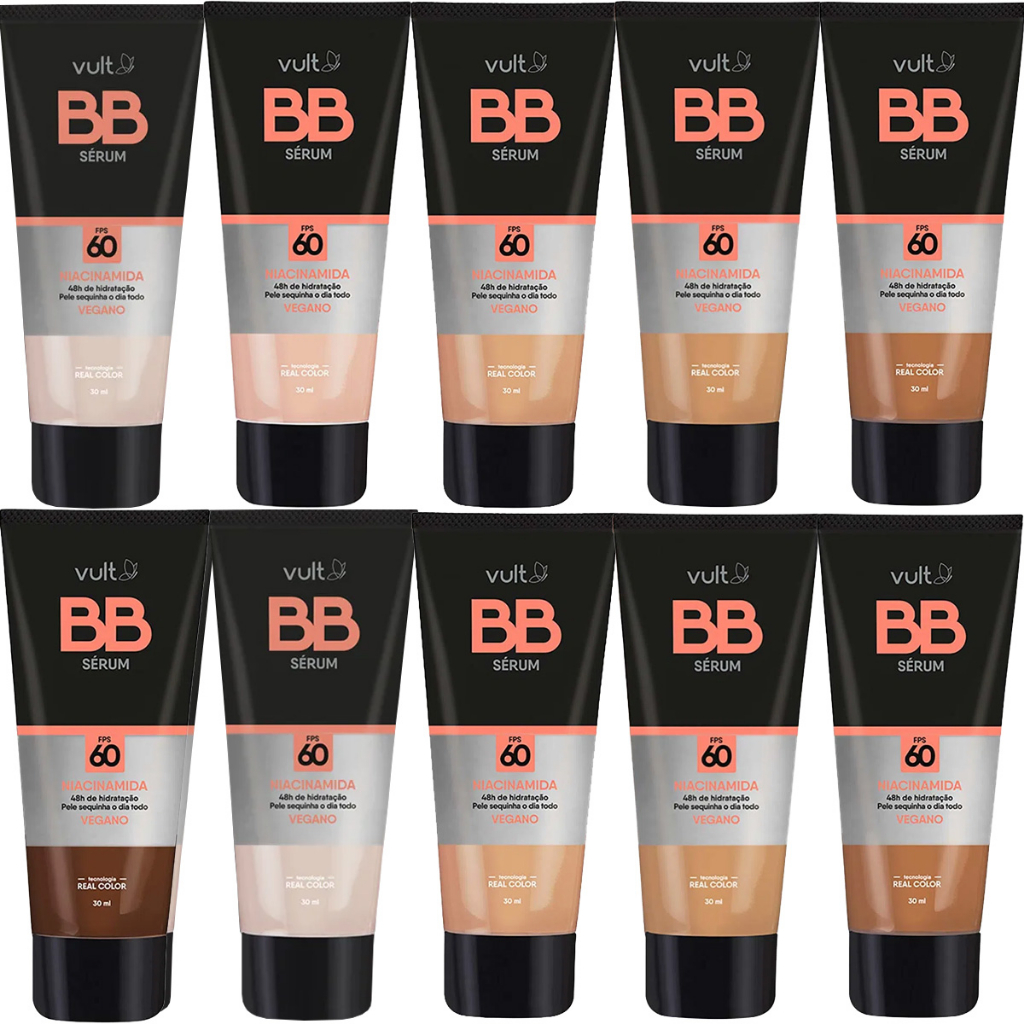 BB Sérum Facial FPS 60 Vult 30ml - Escolha | Shopee Brasil