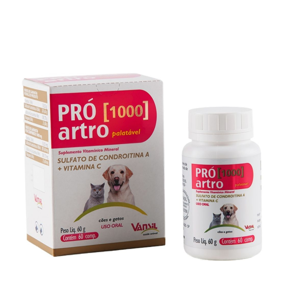 Suplemento Vitamínico Mineral PRO-ARTRO 1000 60G | Shopee Brasil