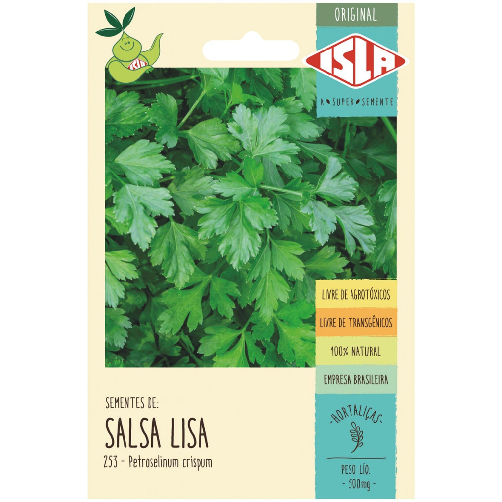 Semente de Salsa Lisa Isla 0,5g | Shopee Brasil