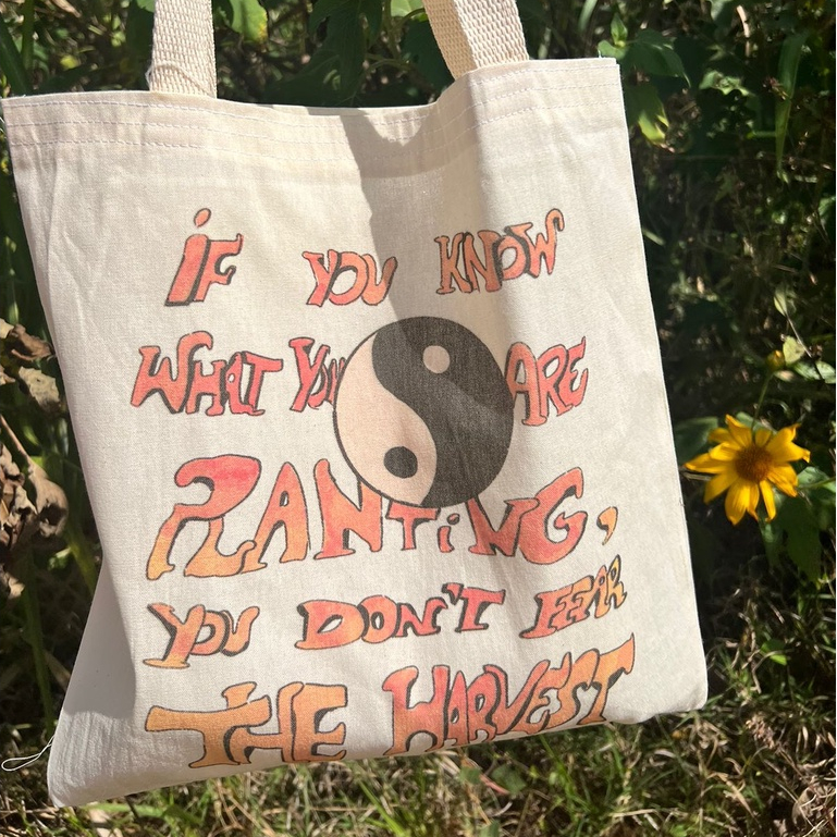Bolsa Feminina Praia Ecobag Honesty Yin Yang | Shopee Brasil