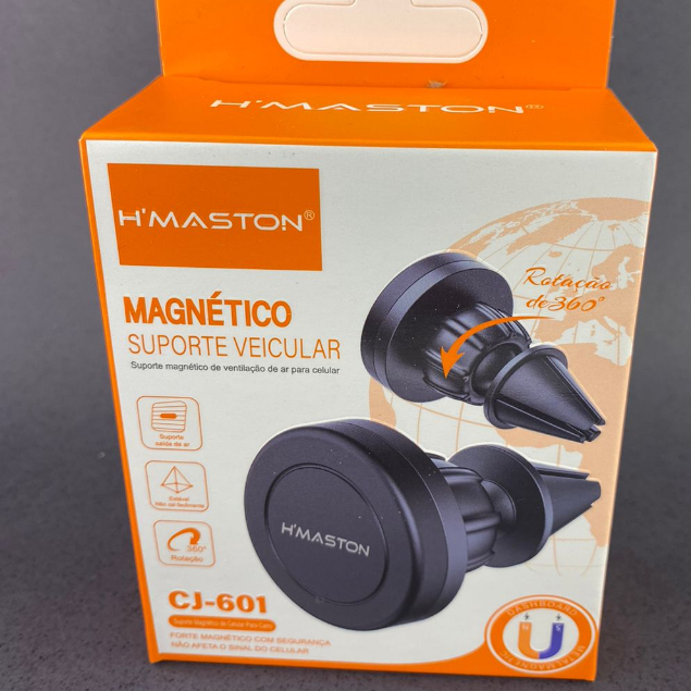 Suporte Magnético Universal de celular e GPS H’Maston Modelo CJ-601 A H ...