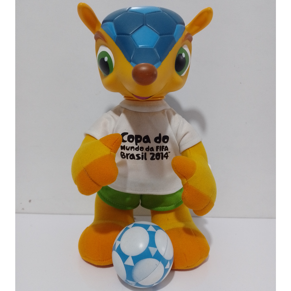 Boneco Fuleco Mascote Copa 2014 Com Mecanismo-grow | Shopee Brasil
