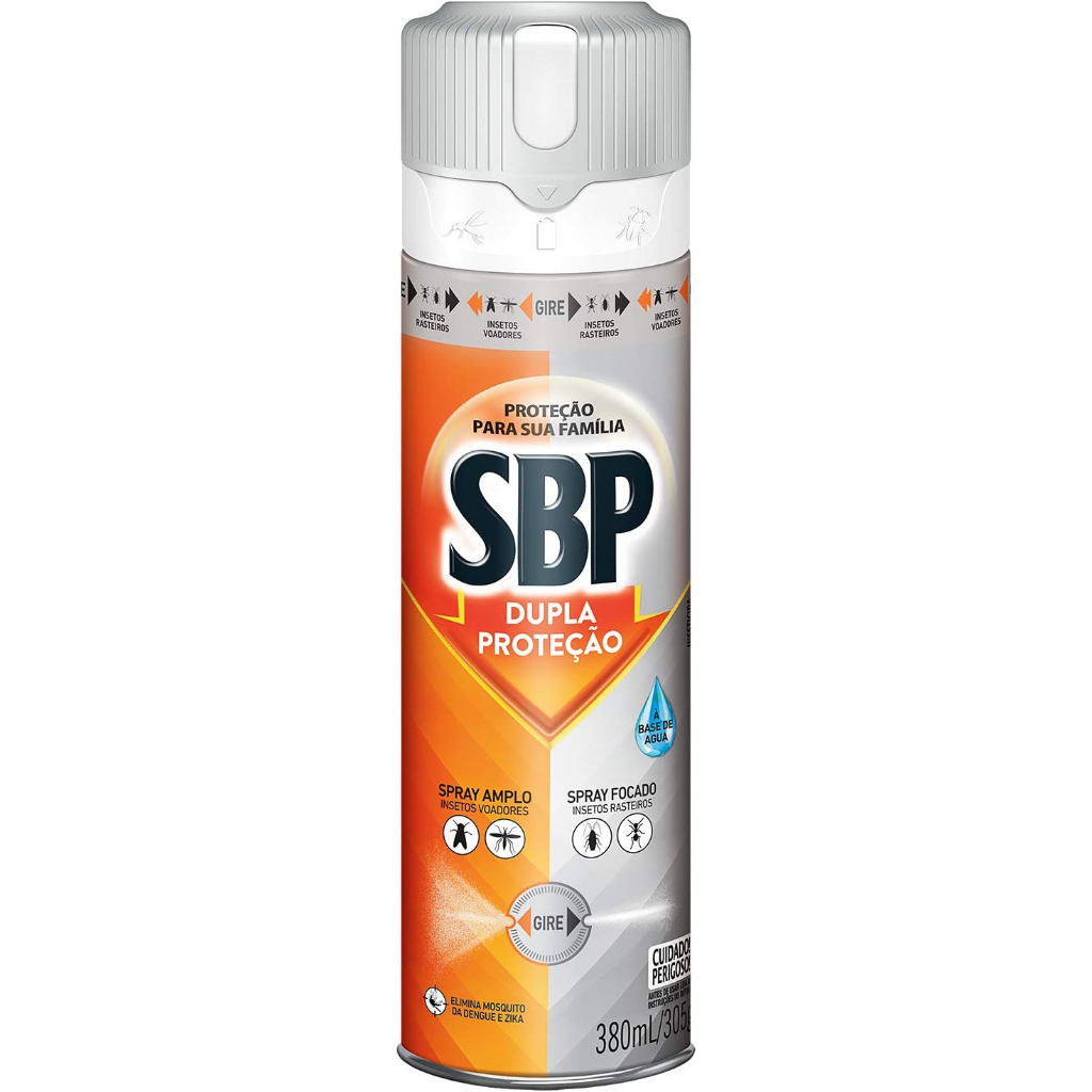 Multi Inseticida Aerosol SBP Dupla Ação 380ml | Shopee Brasil