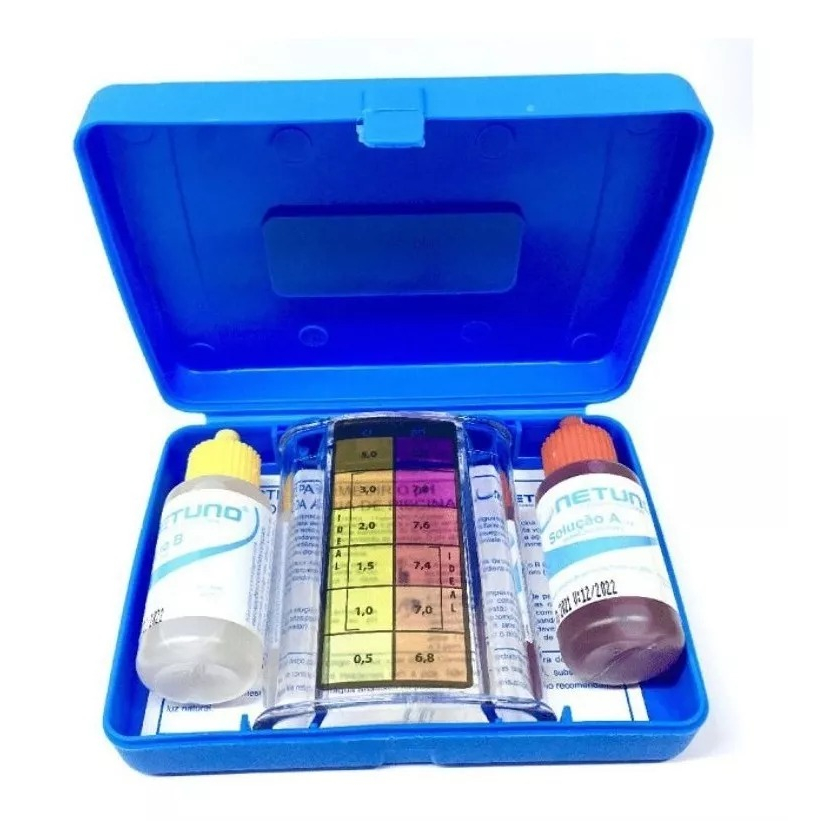 Estojo Medidor Ph E Cloro Netuno Análise Água Piscina | Shopee Brasil