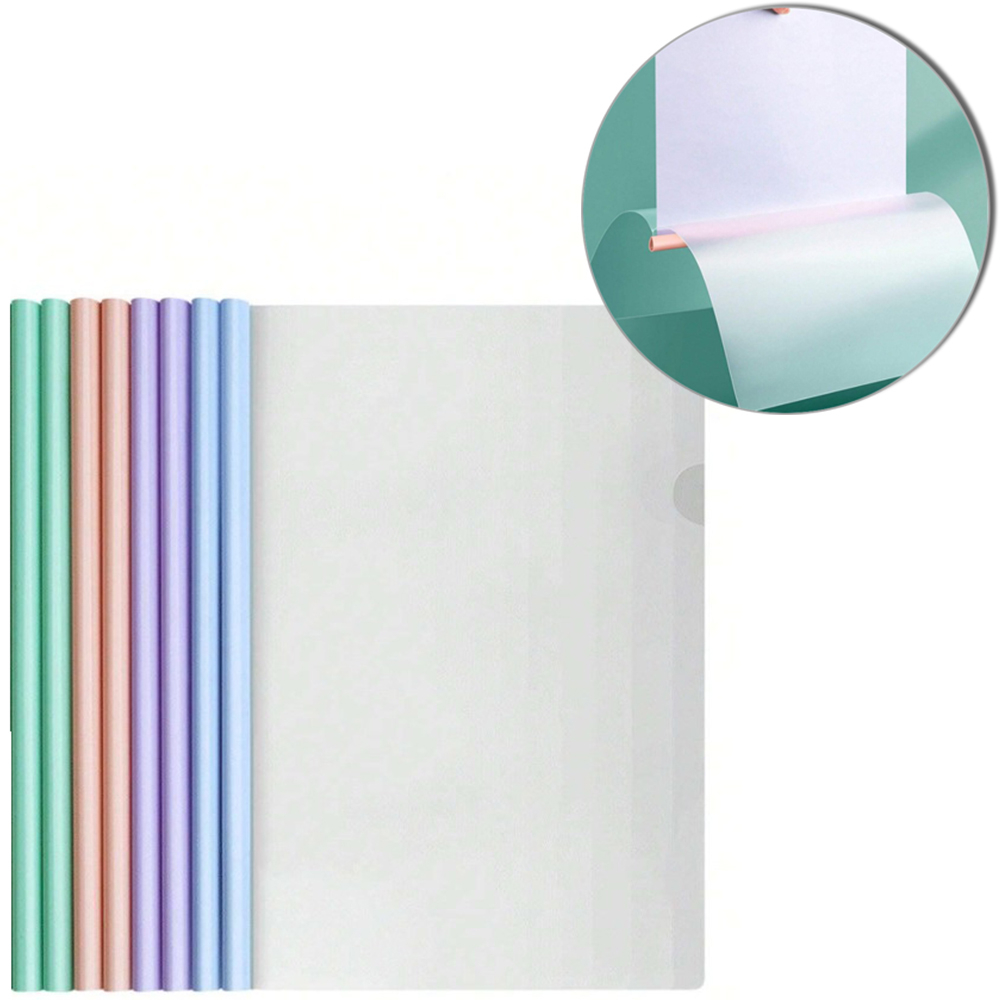 Pasta A4 Canaleta InterPaper Kit Com 8 Peças 31X22CM | Shopee Brasil