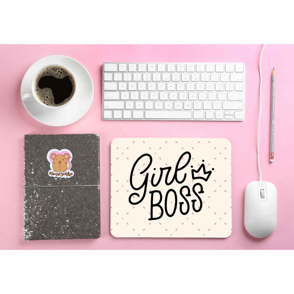 Mouse Pad Girl Boss | Shopee Brasil