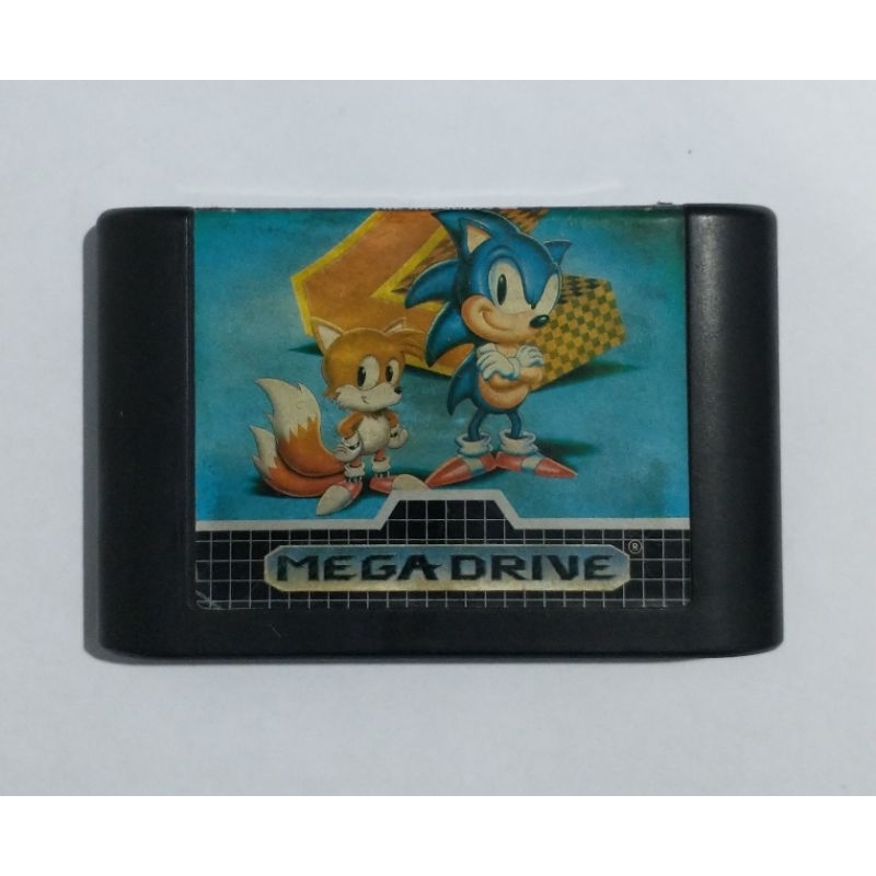 Sonic: The Hedgehog 2 - Mega Drive Cartucho Original | Shopee Brasil