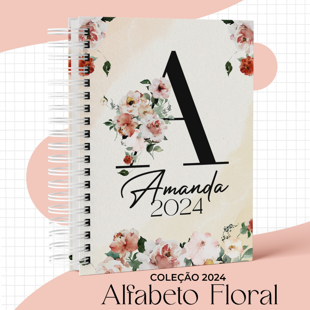 Agenda 2024 completa Capa personalizamos com nome e/ou foto | Shopee Brasil
