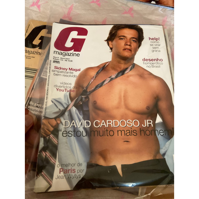 Revistas G Magazine David Cardoso David Cardoso Jr | Shopee Brasil