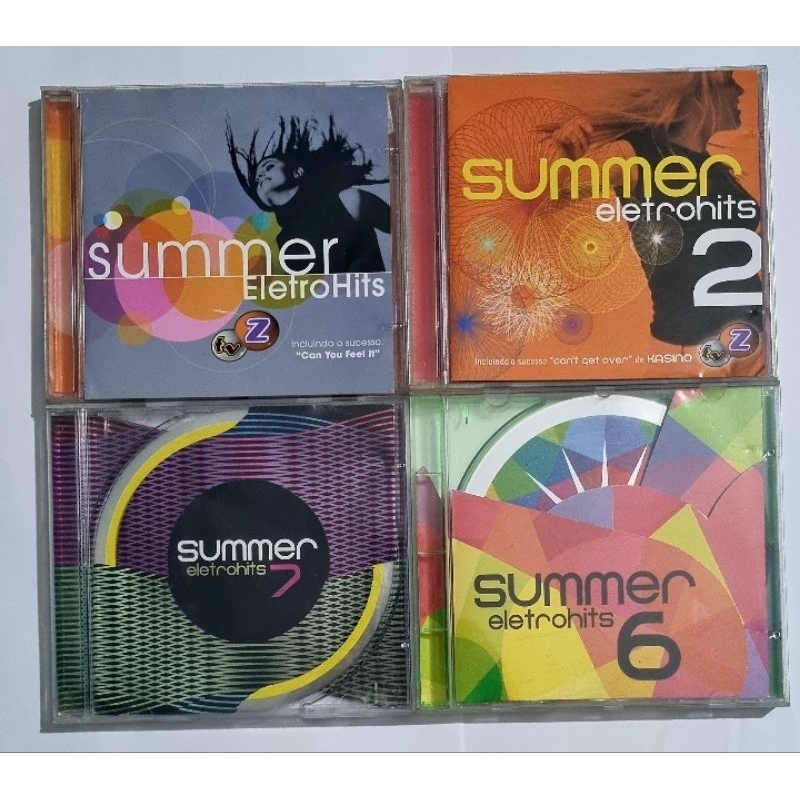 Cd's Summer Eletrohits - Vols. 1, 2, 6 e 7 - Som Livre - 4 cd's | Shopee Brasil