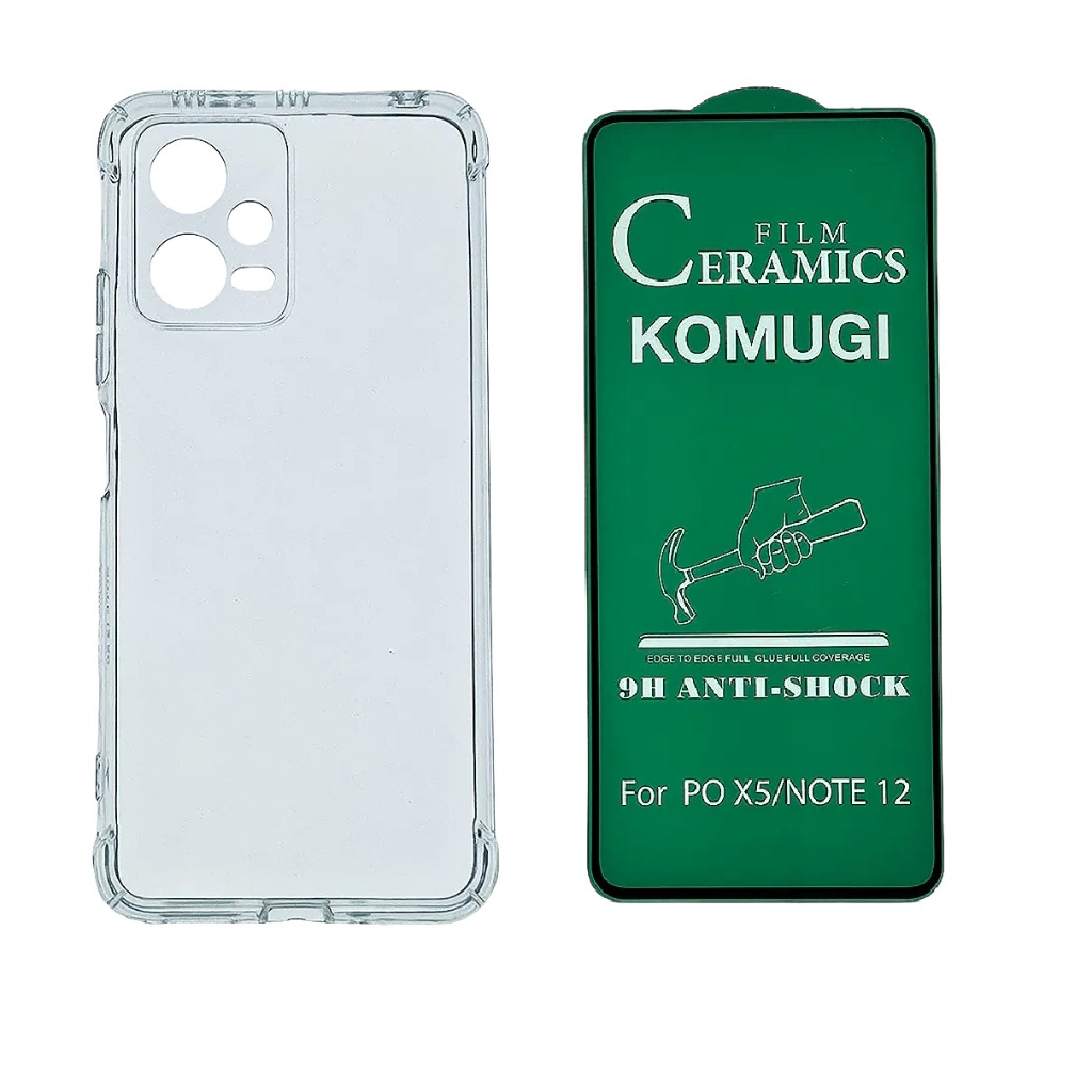 Para Xiaomi Poco X5 - 1 Capa Capinha Case Anti Impacto + 1 Pelicula de Ceramica 9d | Shopee Brasil