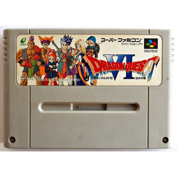 Dragon Quest VI - Famicom Super Nintendo - JP Original | Shopee Brasil