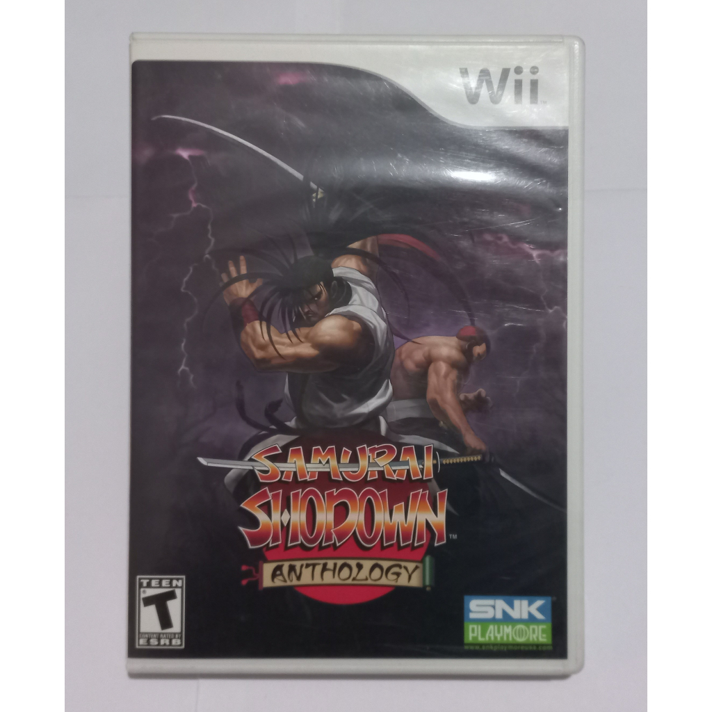SAMURAI SHODOWN ANTHOLOGY ORIGINAL PARA NINTENDO WII | Shopee Brasil