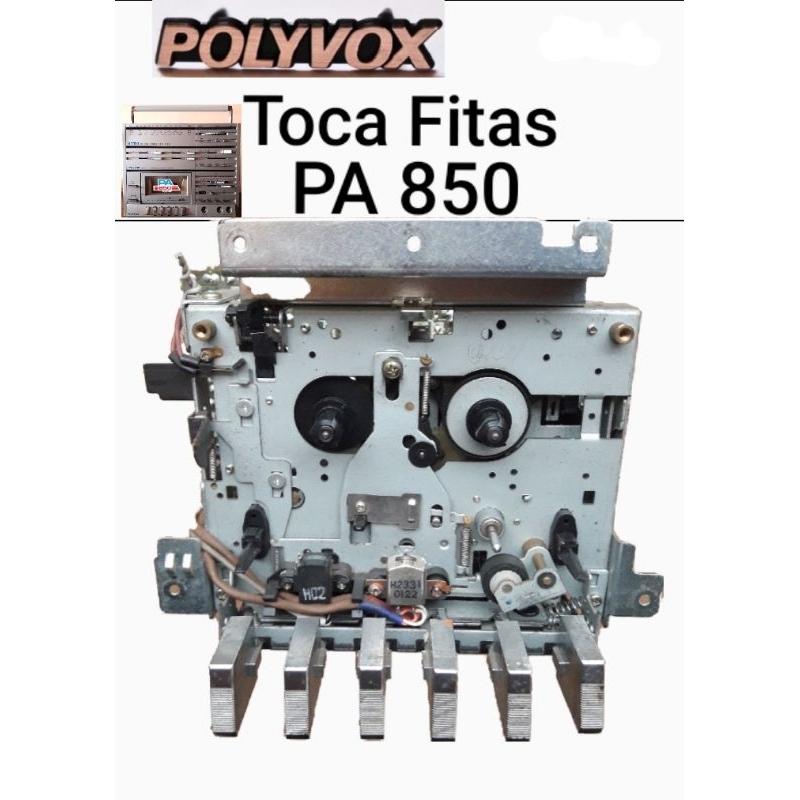 Toca Fitas do Rádio Polivox PA850; Boombox | Shopee Brasil