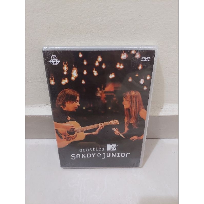 Dvd Sandy e Junior Acústico lacrado de fábrica | Shopee Brasil