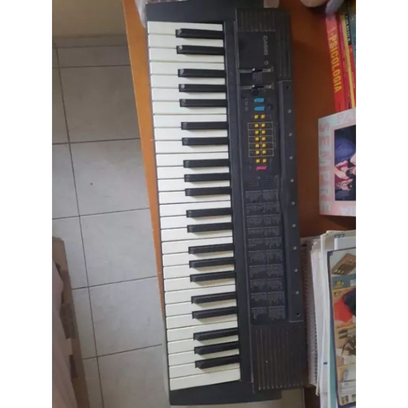 Teclado casio CTK 50 - no estado | Shopee Brasil