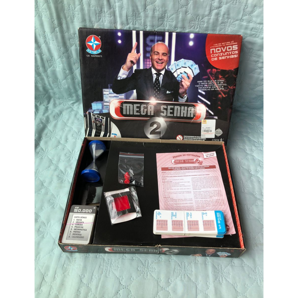 Jogo de tabuleiro Mega Senha 2 da Estrela | Shopee Brasil
