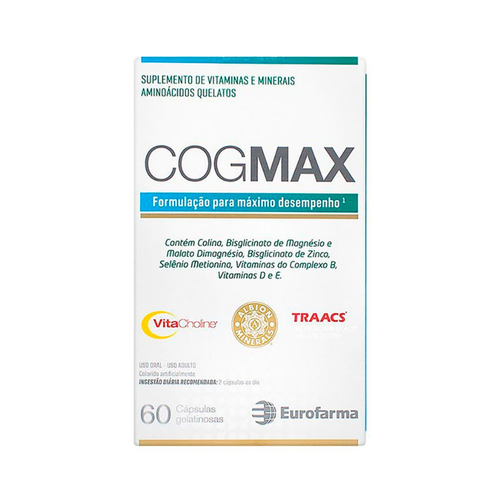 Vitaminas E Minerais Cogmax 60 Capsulas | Shopee Brasil
