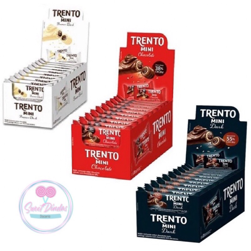 Chocolate Trento Mini caixa c/ 16 Unidades de 16g sabores | Shopee Brasil Chocolate Trento Mini caixa c/ 16 Unidades de 16g sabores | Shopee Brasil