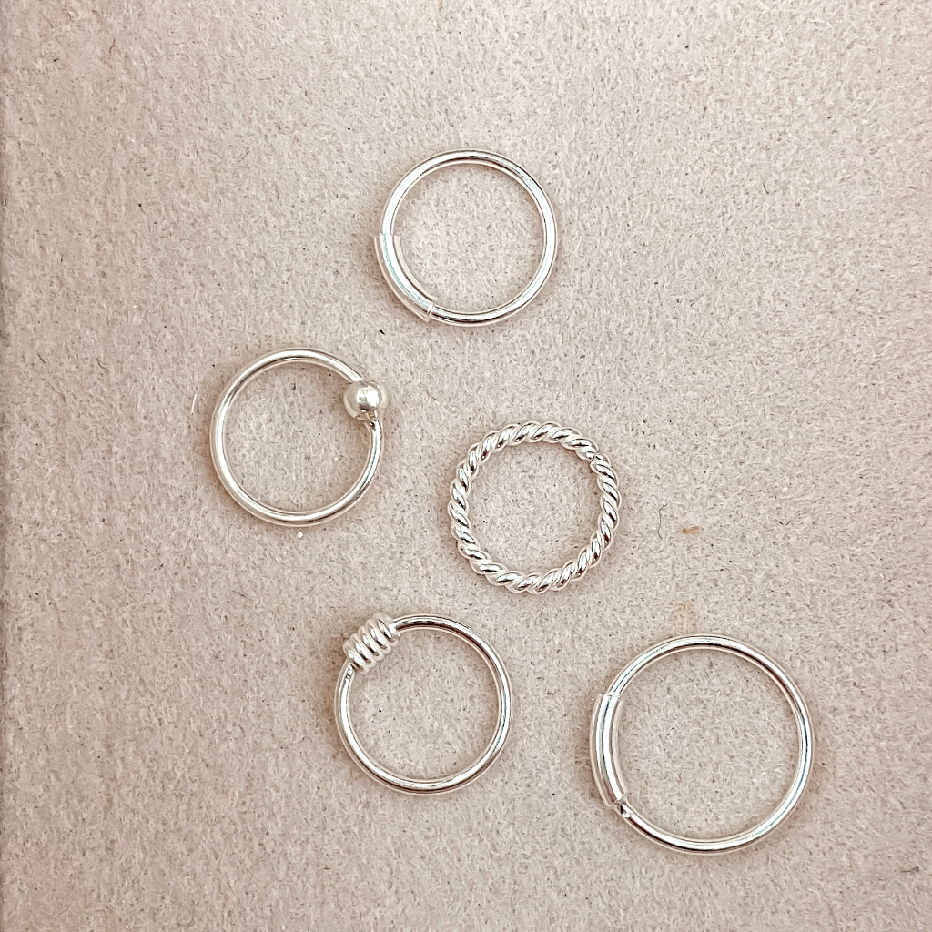 Piercing Argola de Prata 925 para Hélix | Shopee Brasil