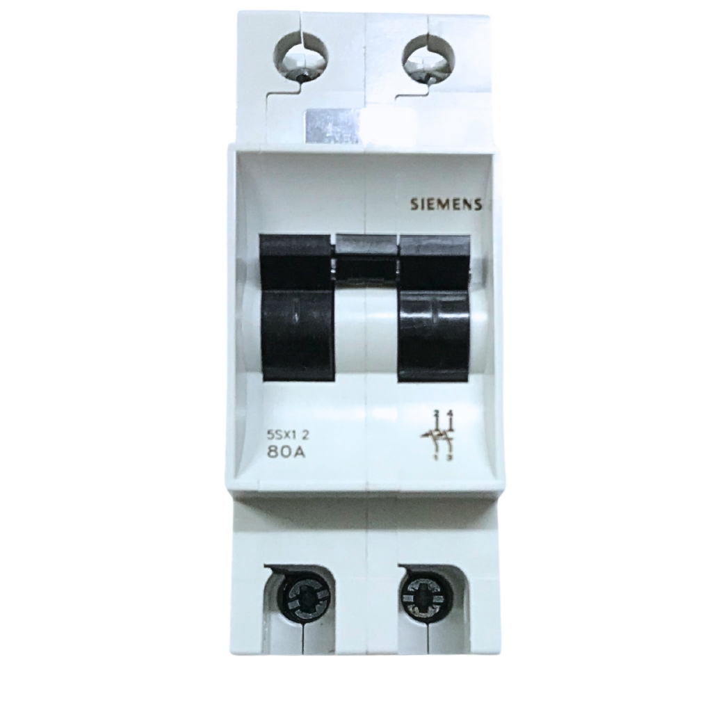 Disjuntor Bipolar Din Curva C80a Siemens | Shopee Brasil