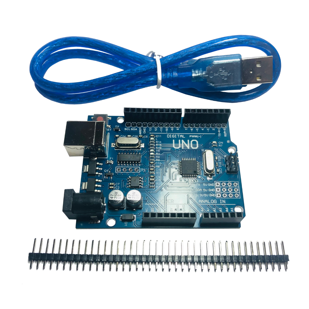 Placa compatível Arduino Uno R3 Atmega328p DIP ou SMD CH340 com ou sem cabo USB | Shopee Brasil