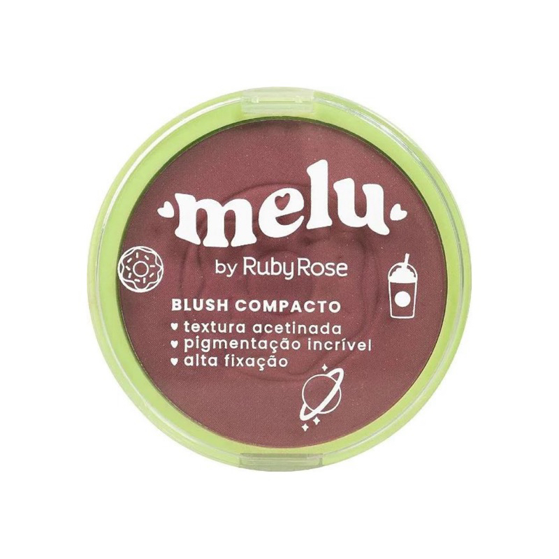 Blush Compacto Melu Ruby Rose | Shopee Brasil