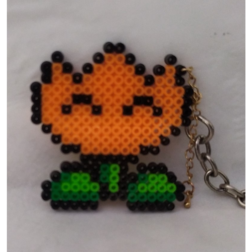 Chaveiro Mario Bros Fire Flower Pixel Arte Hama Perler Beads | Shopee ...