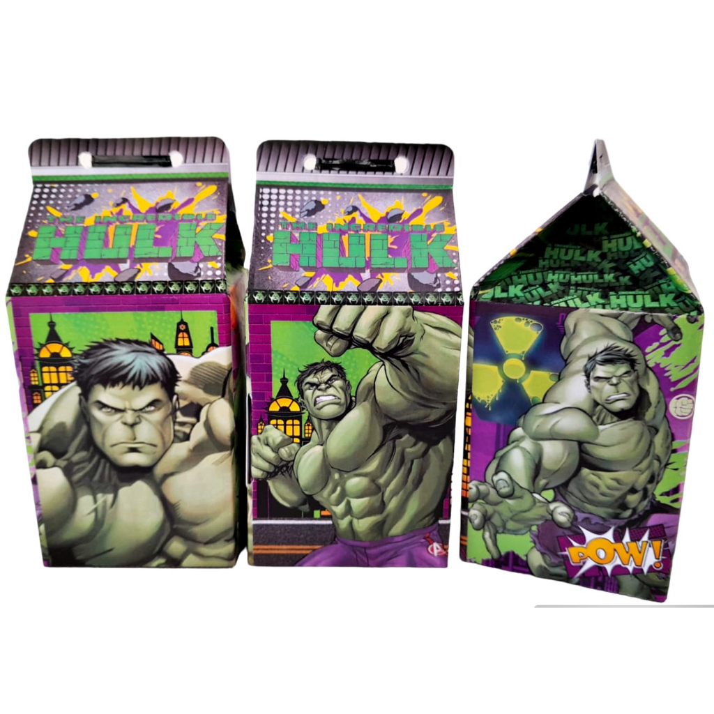 Hulk Caixa Milk Lembrancinhas - Pct com 10 unidades | Shopee Brasil