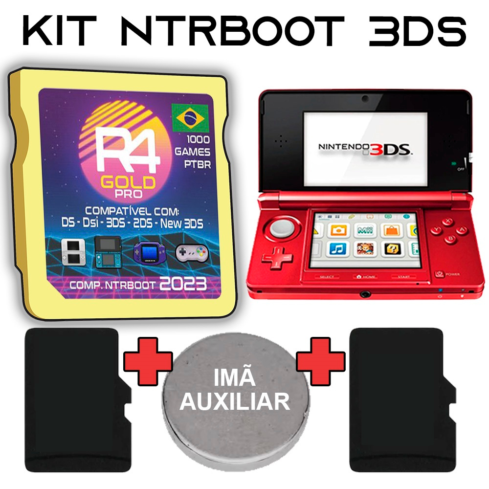 Kit Ntrboot Deluxe 3DS - Escorrega o Preço
