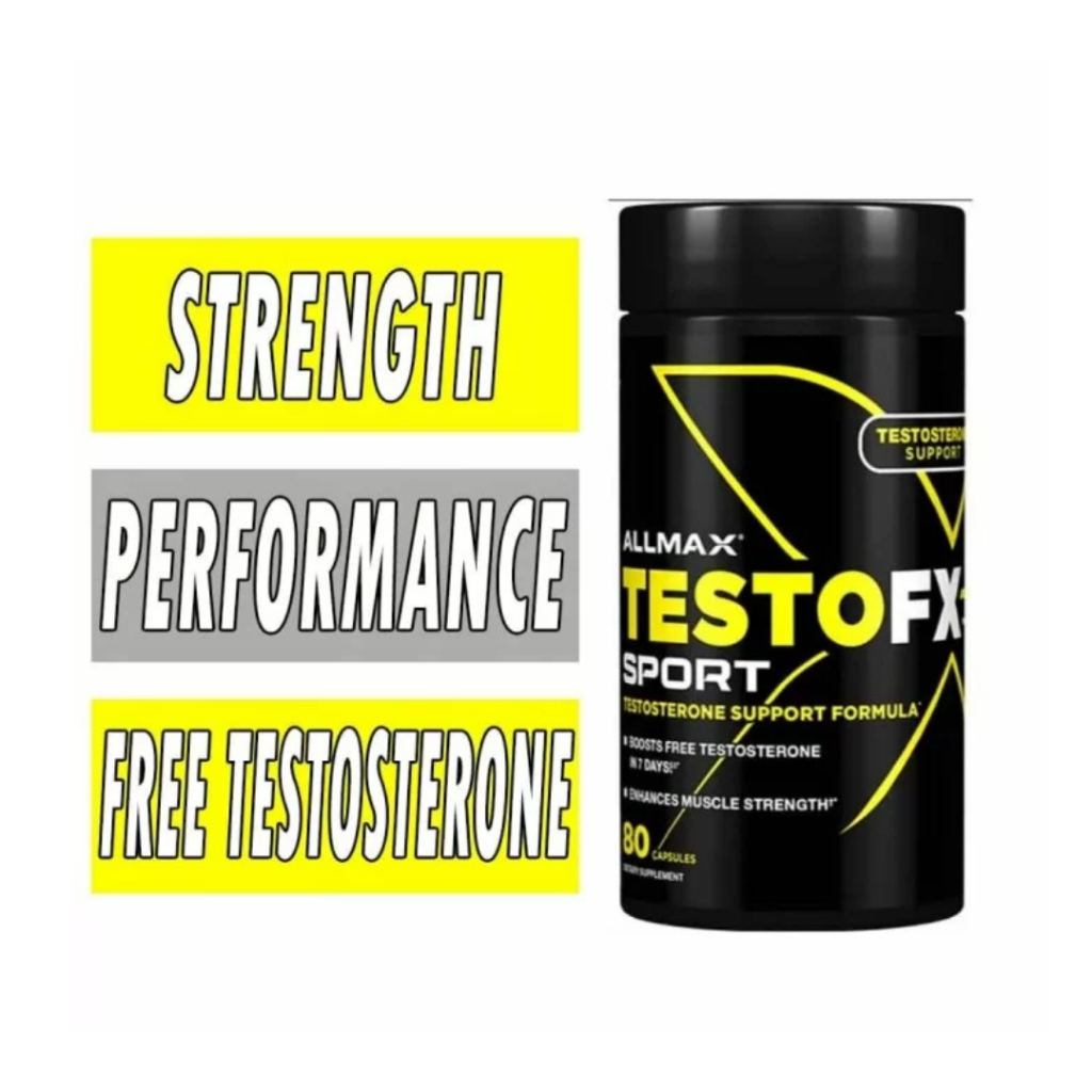 TestoFx Sport - Allmax - Suplemento para Potencializar a Testosterona ...