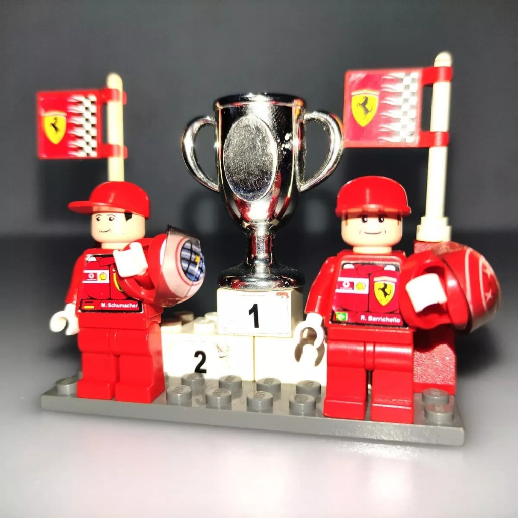Brinquedo LEGO Racers 8389 Ferrari F1 Schumacher Barrichello | Shopee ...