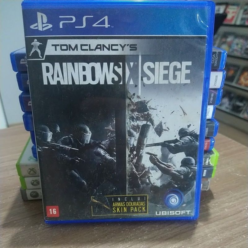 Tom Clancys Rainbow Six Siege P*S*4 mídia física original | Shopee Brasil