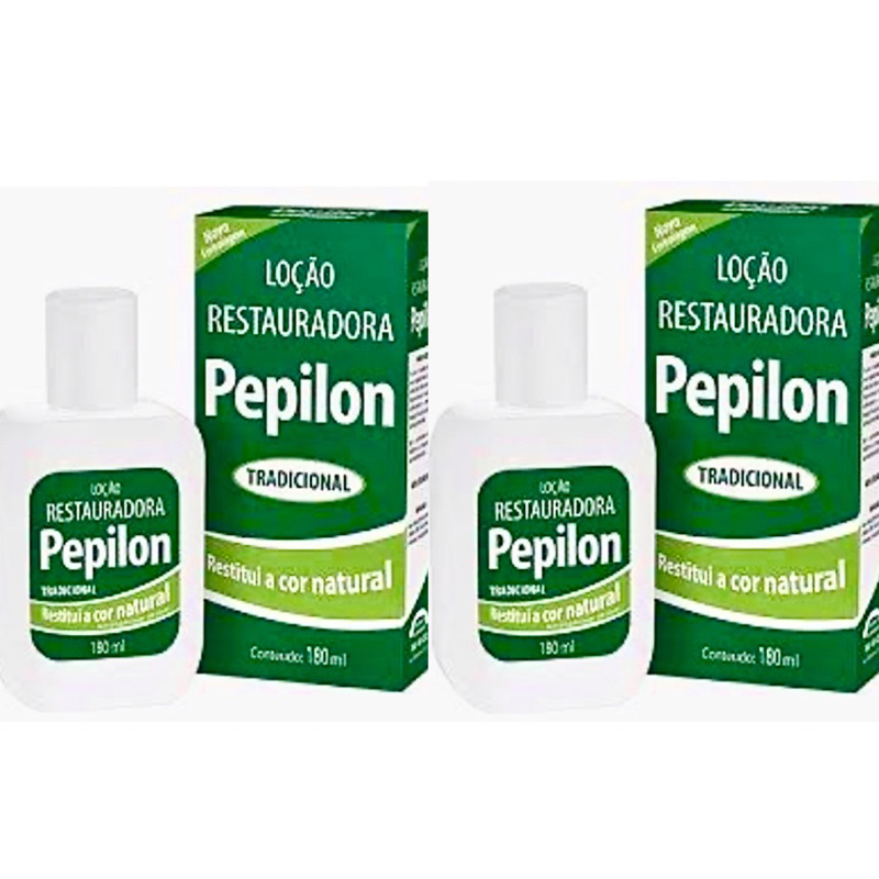 Kit Loção Restauradora Pepilon Tradicional para Cabelos Brancos 2 ...