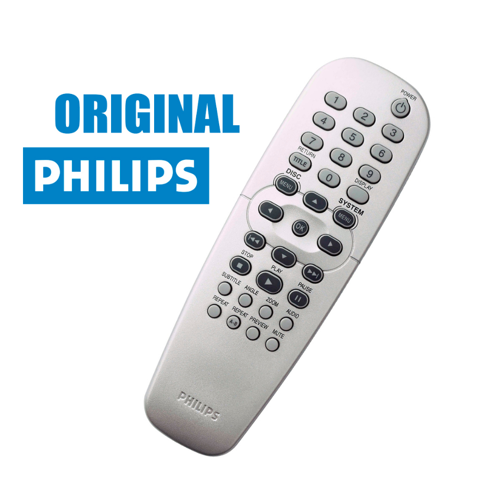 Controle Remoto Para Dvd Player Philips Dvp3020/78 Original | Shopee Brasil