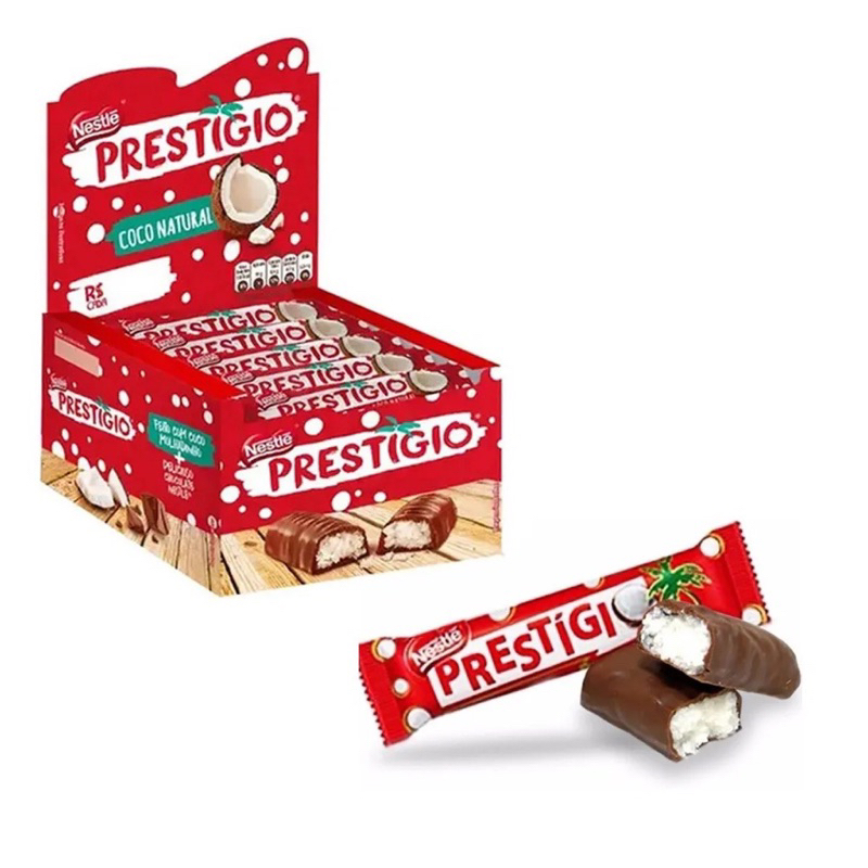 Chocolate Prestigio 33g c/30 - Nestlé | Shopee Brasil