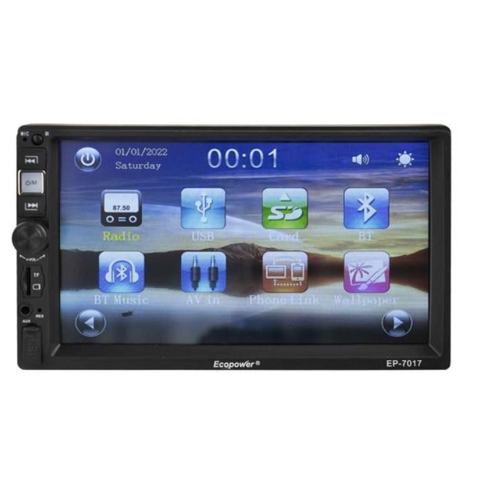 Central Multimídia Mp5 Para Carro 2 din 7" Polegadas Full Hd bluetooth espelhamento smartphone ...