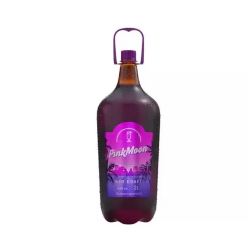 Chopp De Vinho Pink Moon 2 Litros Pet - 6 Unidades | Shopee Brasil