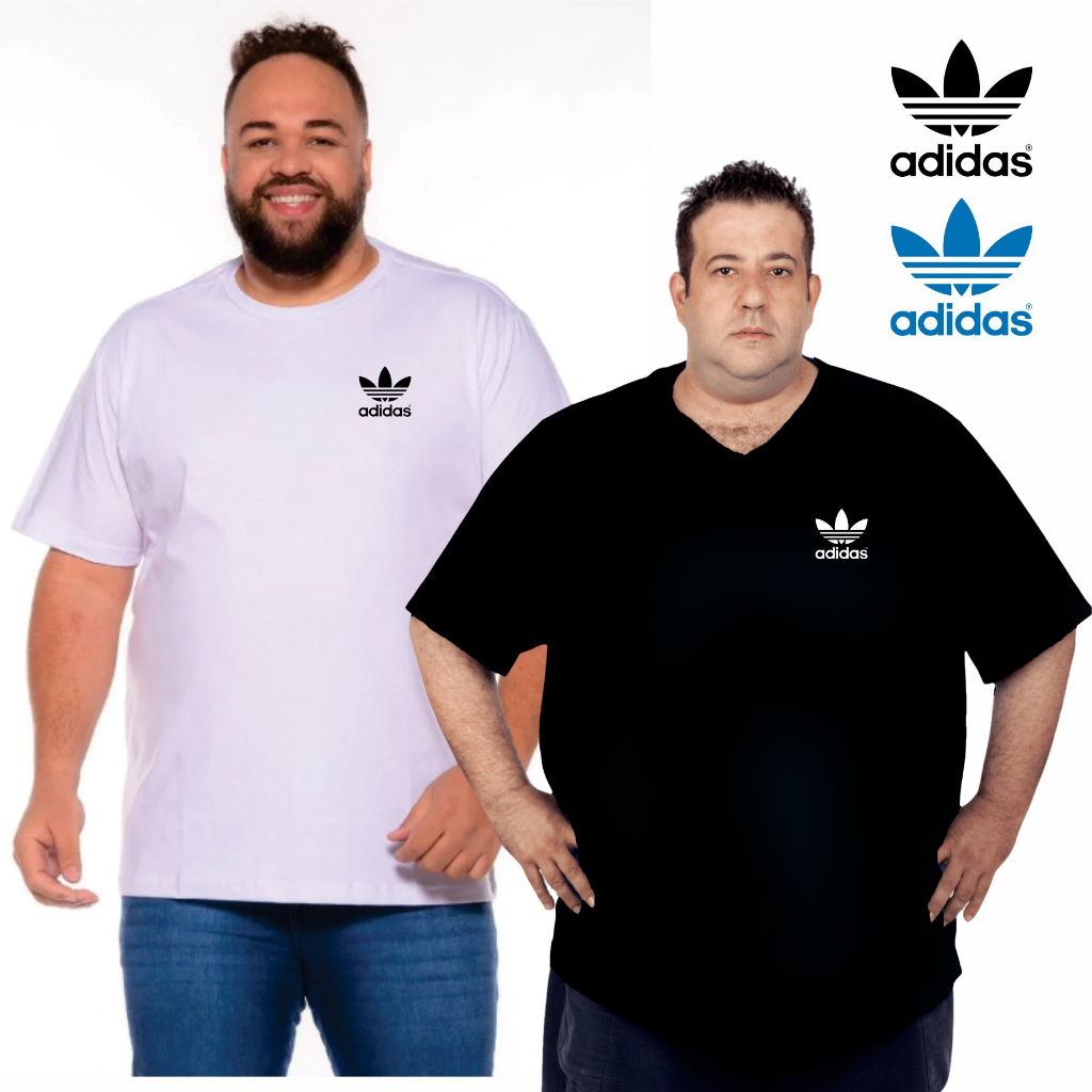 CAMISETA PLUS SIZE ADS UNISEX 100% ALGODÃO G1 G2 G3 G4 G5 - Faz a Boa!