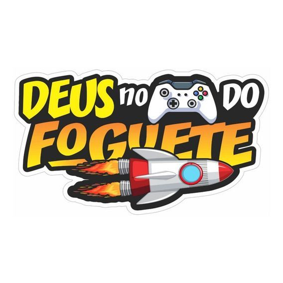 adesivo deus no controle do foguete para carro moto e caminhão | Shopee Brasil