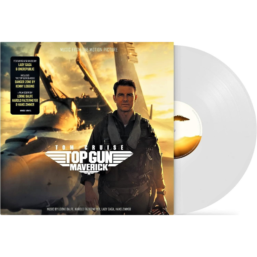 LP Top Gun Maverick - Trilha Sonora - Edição Especial Vinil Branco ...