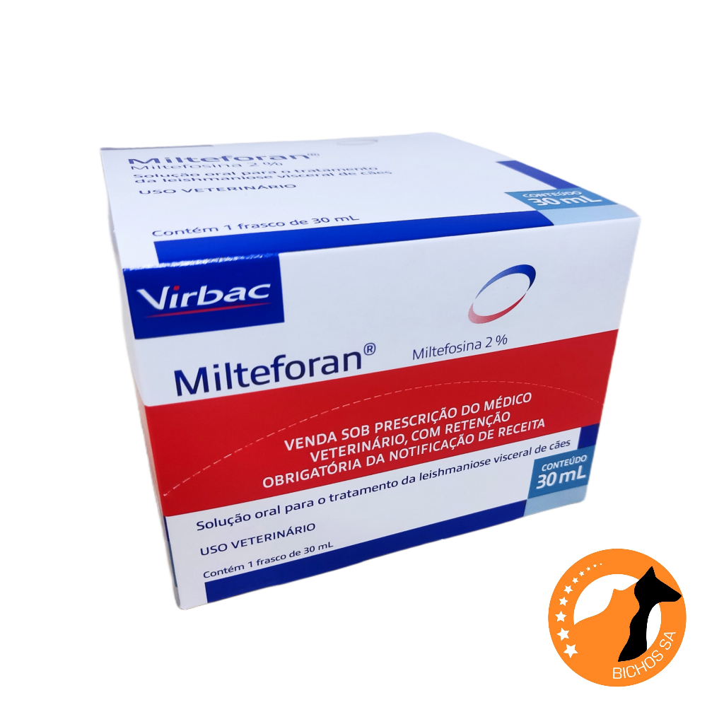 Milteforan Virbac Antiparasitário para Tratamento de Leishmaniose 30ml ...