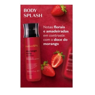 Body Splash Morango Ruby Nativa SPA Oboticario 200ML | Shopee Brasil